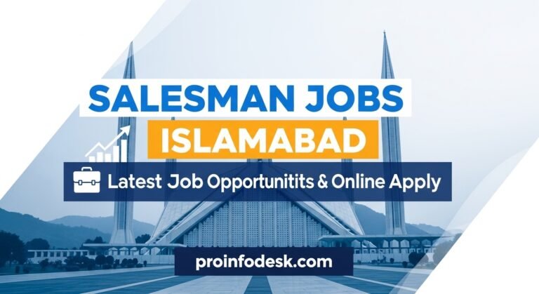 Salesman Jobs Islamabad | Latest Salesman Job Opportunities & Online ...