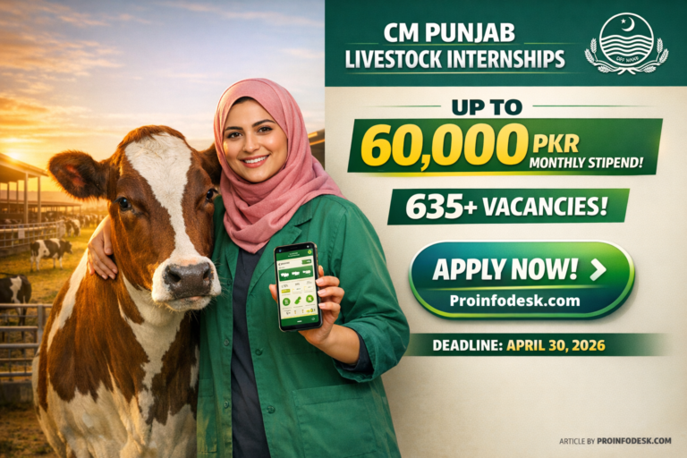 CM Punjab Livestock Internship 2026 | Apply Online